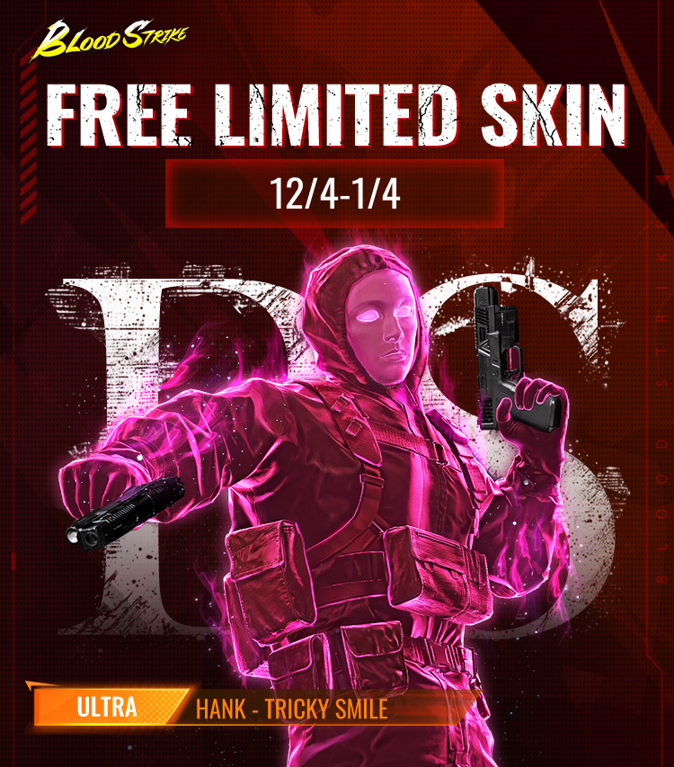 Blood Strike Free Skin Available Now